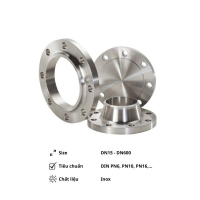 Mặt bích inox tiêu chuẩn DIN PN10, PN16