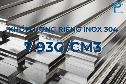 Bảng tra khối lượng riêng inox 304, 316, 201